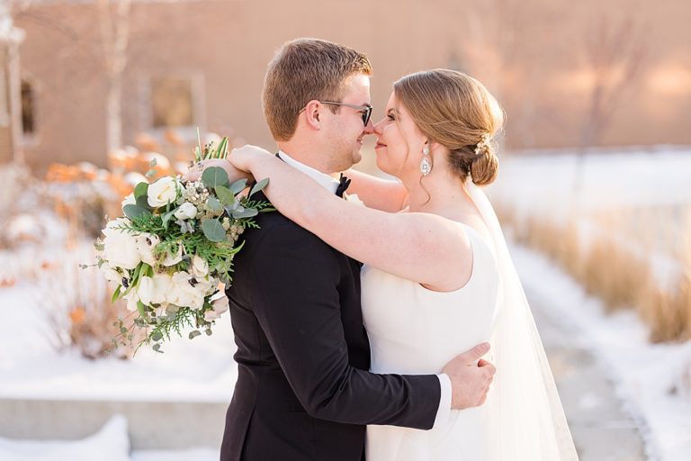 Steeple Center Wedding in Winter | Rachel Graff Photography